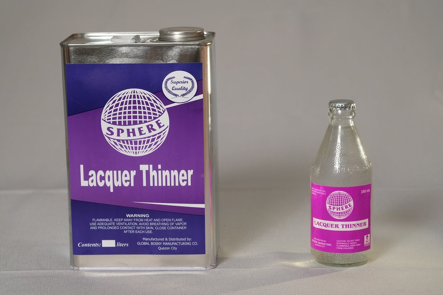 Sphere Lacquer Thinner - Global Bosny Manufacturing Co